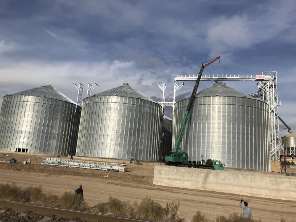 Small Farm corn steel silo tank good chip Wood sawdust Storage from ...