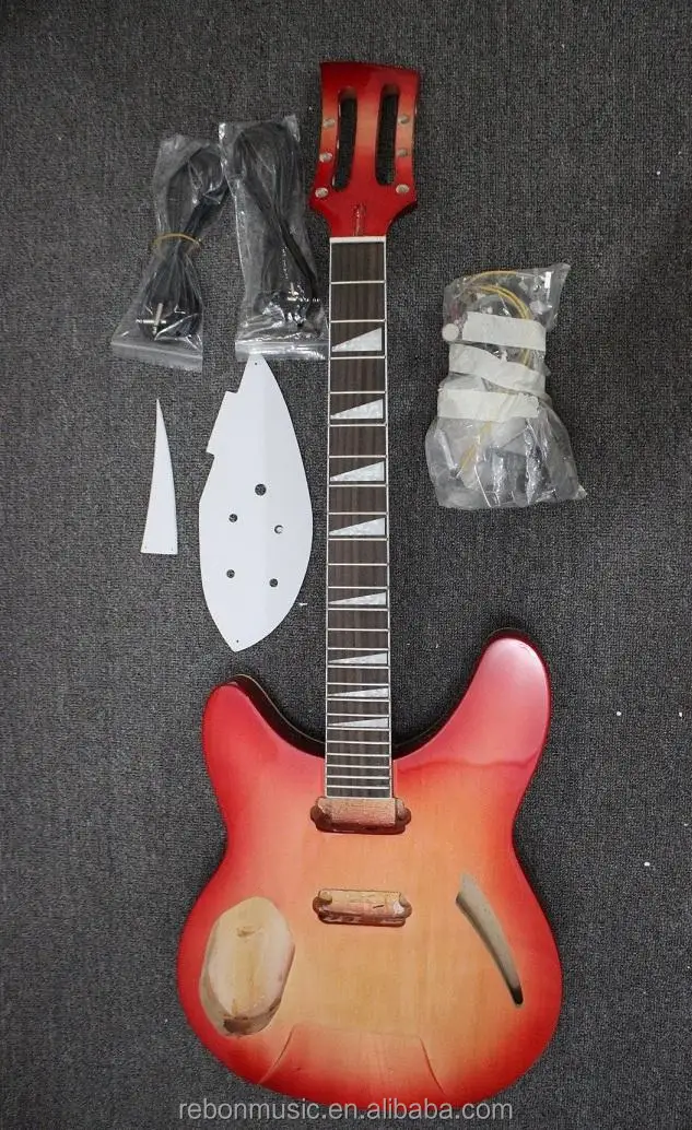 12 String Unfinished DIY Ricken Electric Guitar Kit