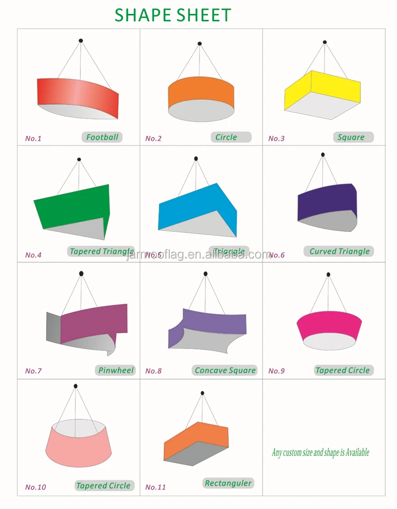 Custom Sizes Vertical Hanging Ceiling Banner - Durable & Stylish