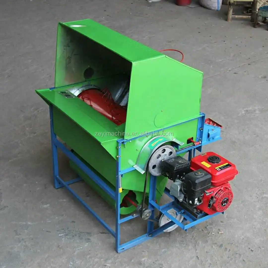 Gasoline Paddy Rice Husking Machine / Electric Wheat Thresher / Diesel ...