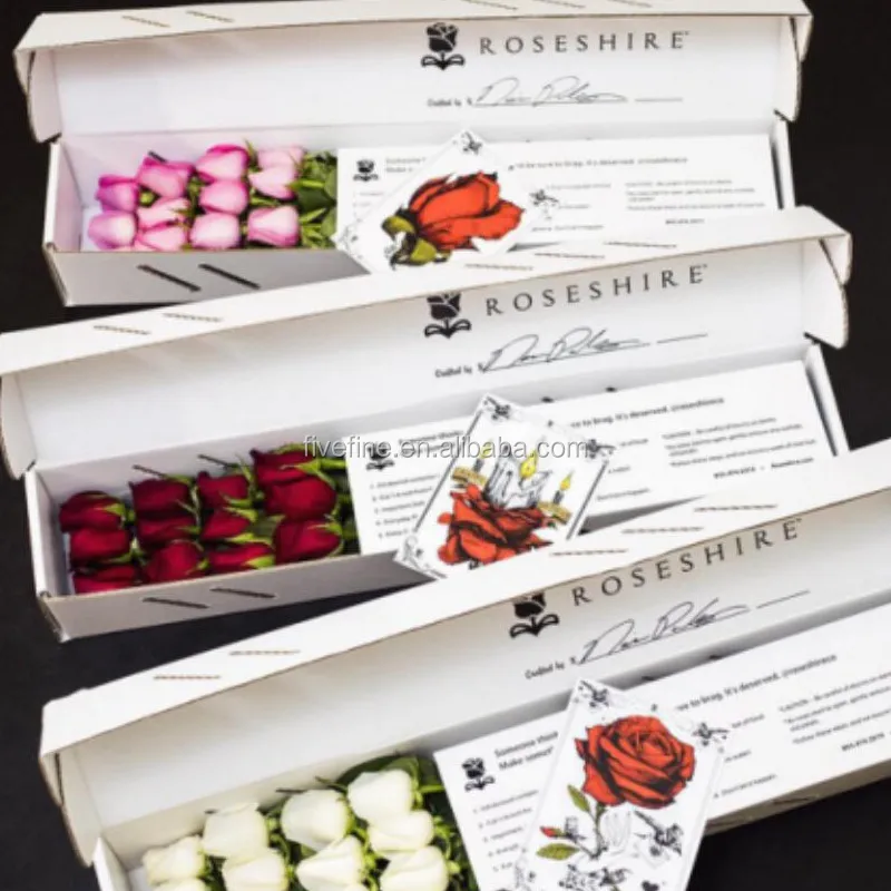 Luxury Large Long Stem Roses Box - Buy Long Stem Roses Box,Cardboard ...