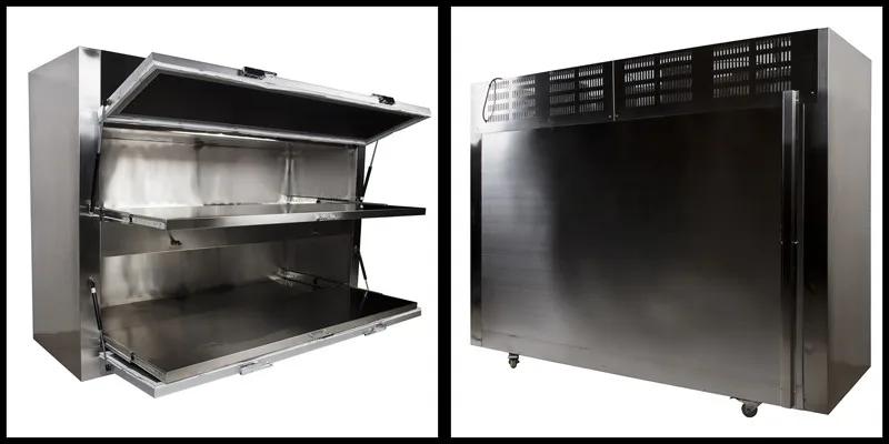 Funeral Equipment Body Storage Fridge Ce 2 Corpse Refrigerator Morgue ...