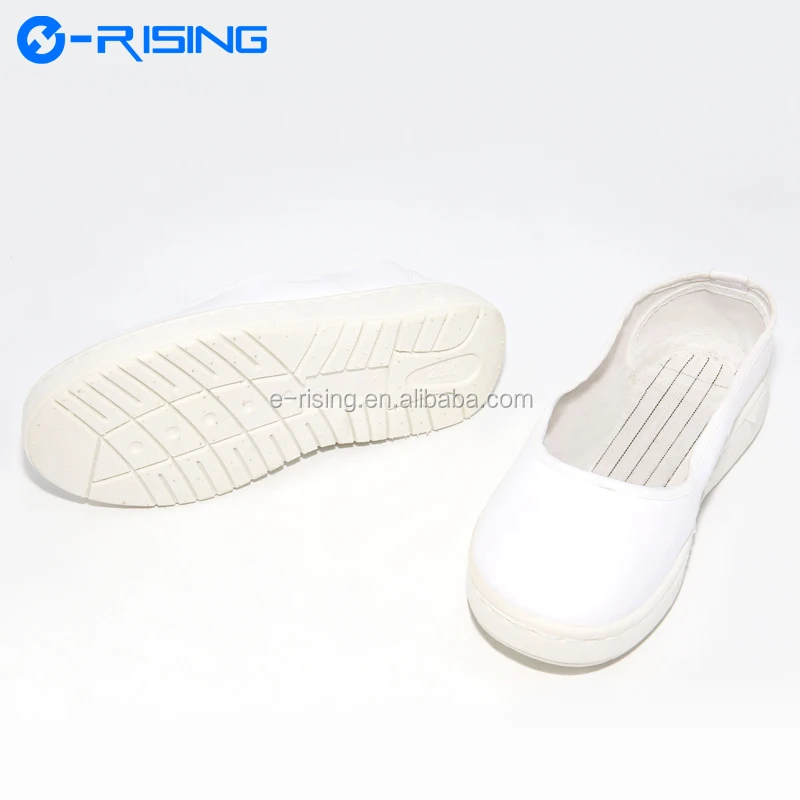 High Quality White Pvc Cleanroom Esd Boat Shoes - Buy Antistatic Safety ...