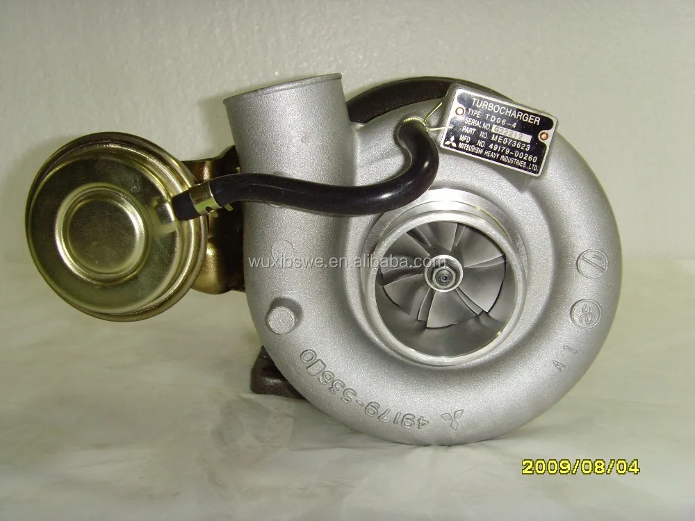 New Td06h-20g Turbocharger 49179-00260 49179-00261 Me073623 Turbo ...