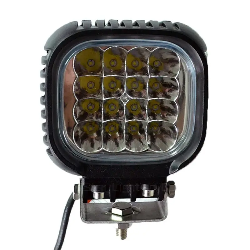 5inch 12v 24v 48w Off Road Flood Square Rectangle Led Work Light Lamp ...
