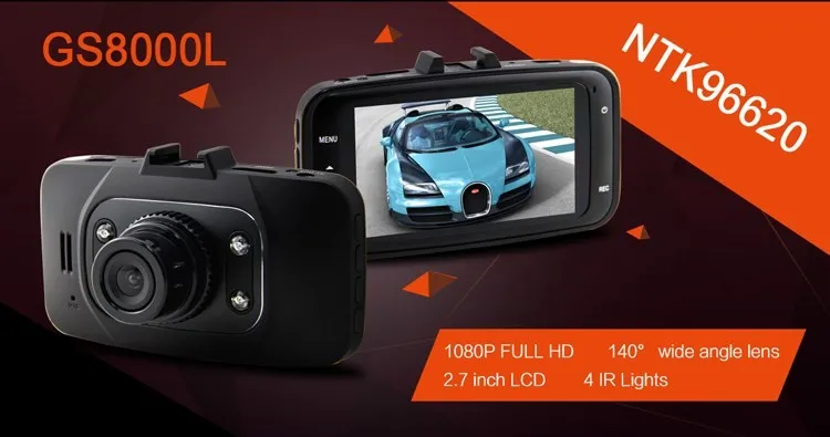 FHD 1080p car dvr 1080p manual car camera hd dvr gs8000l high ...