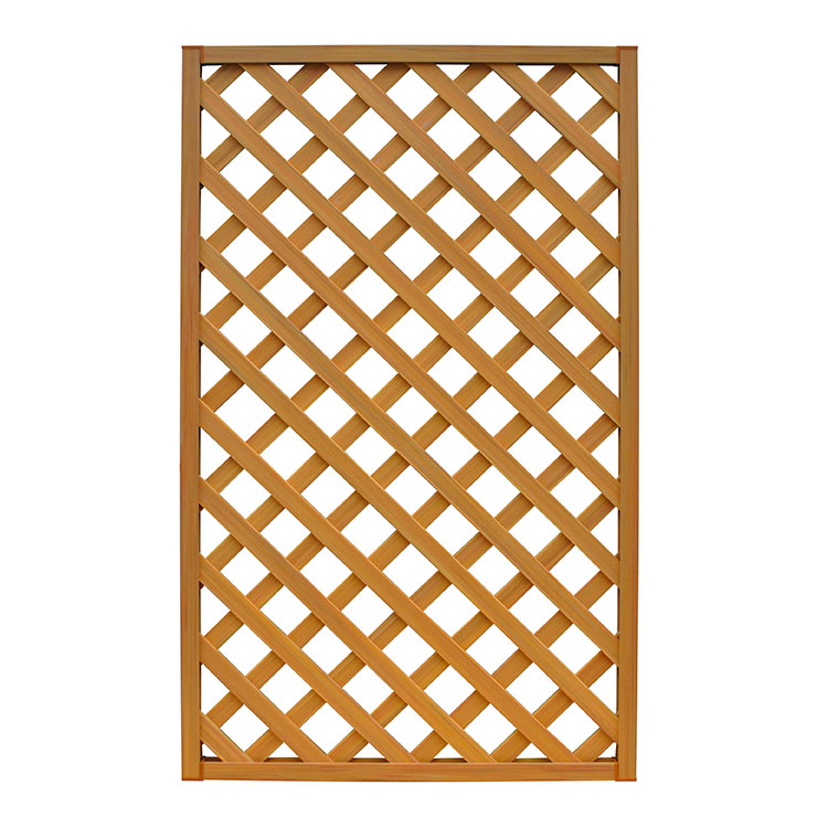 Easy Installation DIY Wooden Panels - Wood Plastic Composite Lattice