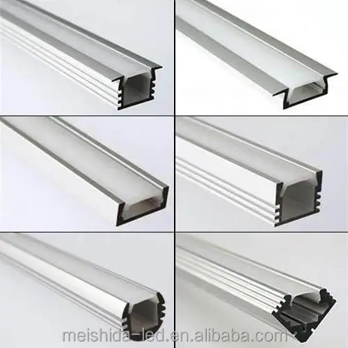 Led Aluminum Channel Extrusion For Led Edge/coving/corner Strip ...