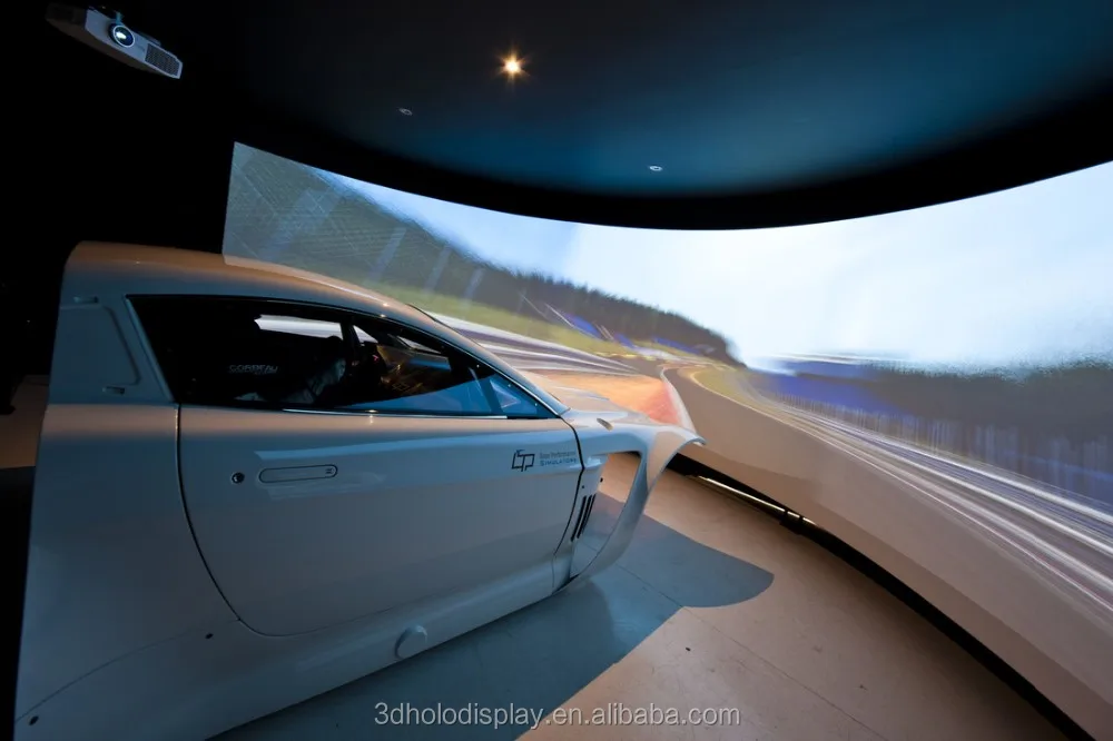 Multi-channel Simulator Curved Projection Screen,Available In Custom ...