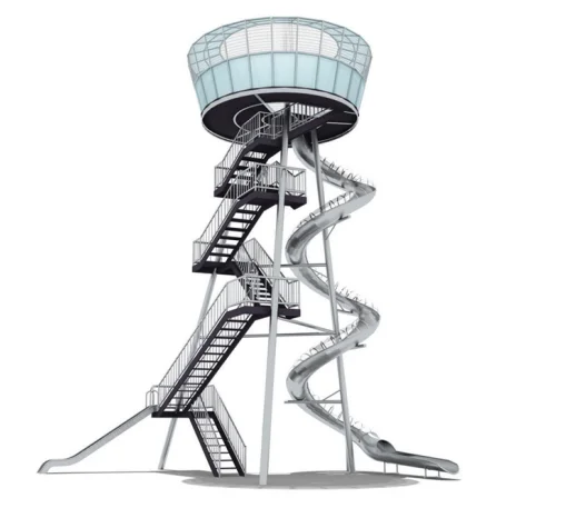 Various Open Spiral Outdoor Playground Tube Slide - Buy Open Spiral ...