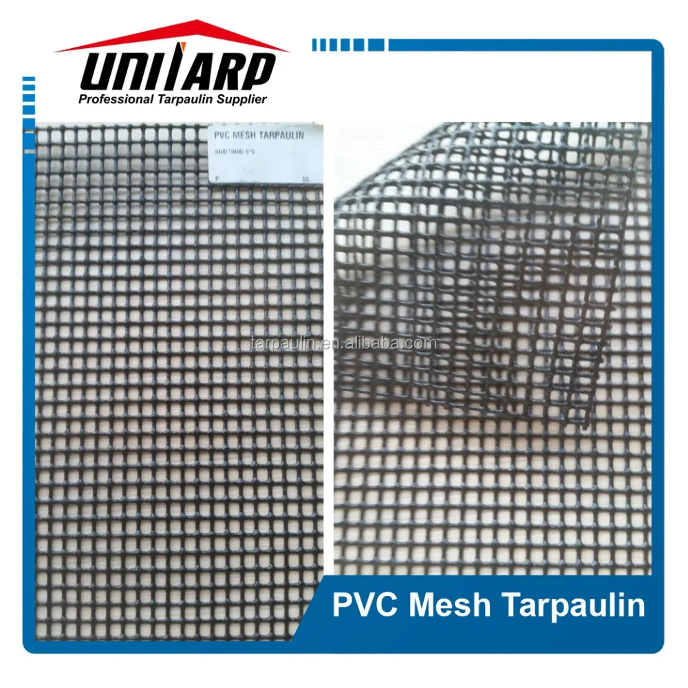 600gsm Heavy Duty Woven Pvc Coated Mesh Tarpaulin,Mesh/net(see Through ...