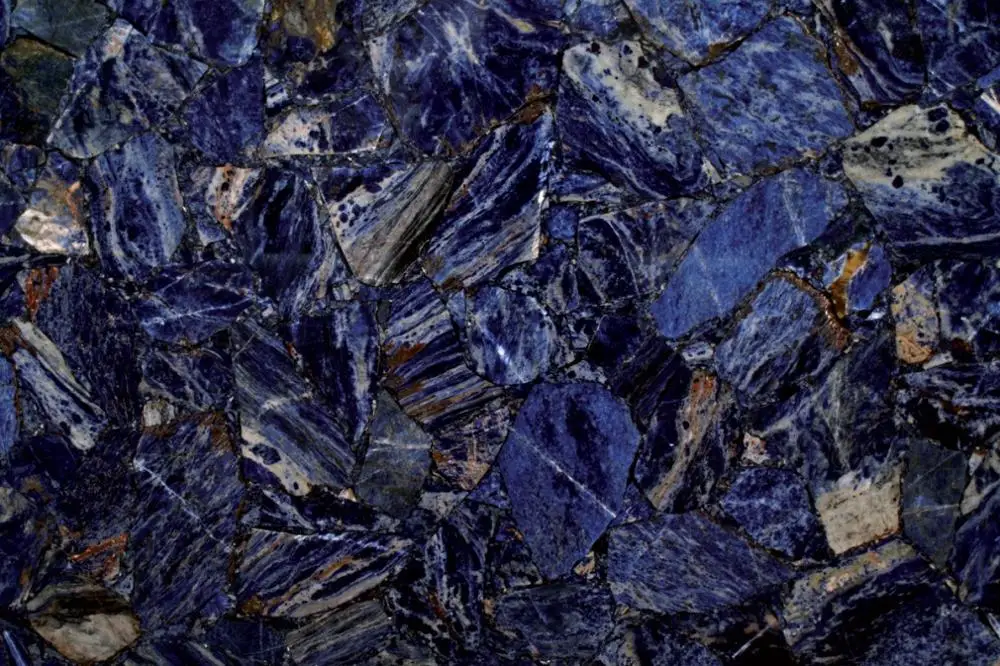 Luxury Stone Backlit Countertop Blue Sodalite Slab - Buy Sodalite Slab ...