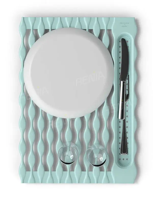 Anti-slip Heat Resistant Kitchen Counter Mat Eco Friendly Silicone ...