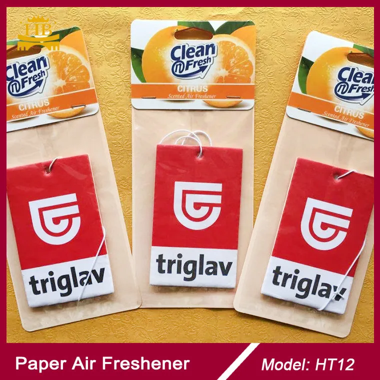 2mm Cotton Paper Customized Hanging Paper Air Freshener For Room - Buy ...