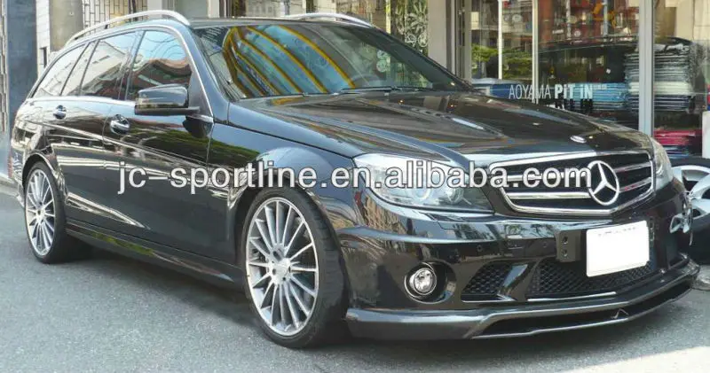 JC SPORTLINE Carbon Fiber Front Lip for Mercedes-Benz W204