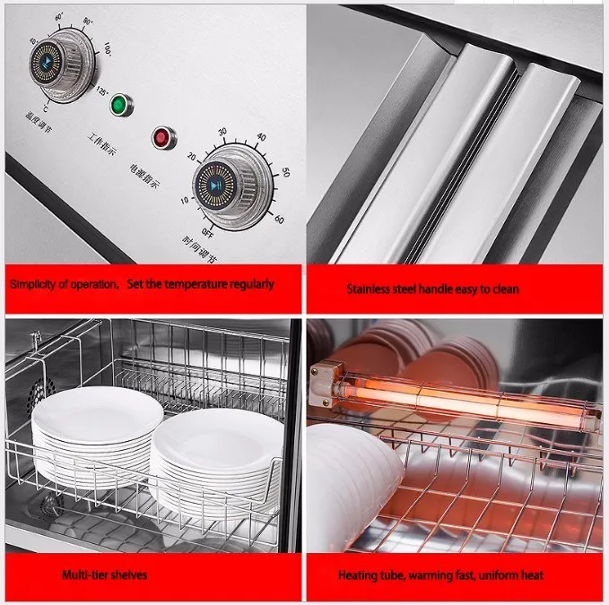 High Temperature Household Electric Dish Sterilizer Tableware Kitchen ...