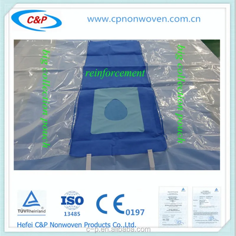 Single Use Disposable Nonwoven Hip Orthopaedic Surgical Drape Pack ...