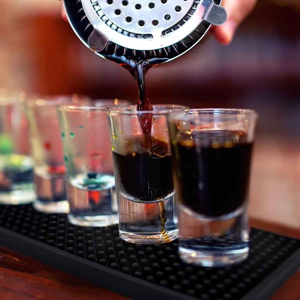 Custom Water Proof Non Slip Bar Table Mat Soft Rubber Spill Mats Beer ...