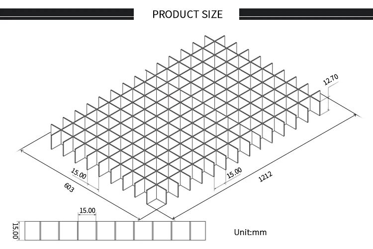Customized Plastic Egg Crate Grille - Durable ABS Mesh for Industrial ...