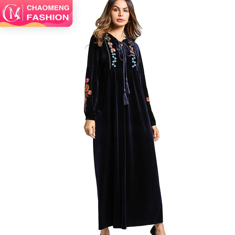 5465#muslim Normal Evening Dress Design Islamic Dresses In Red Colour ...