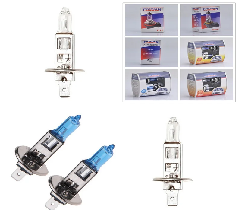 Fashion Design Latest Automotive Auto Halogen H1 12v 55w Bulb For Car ...