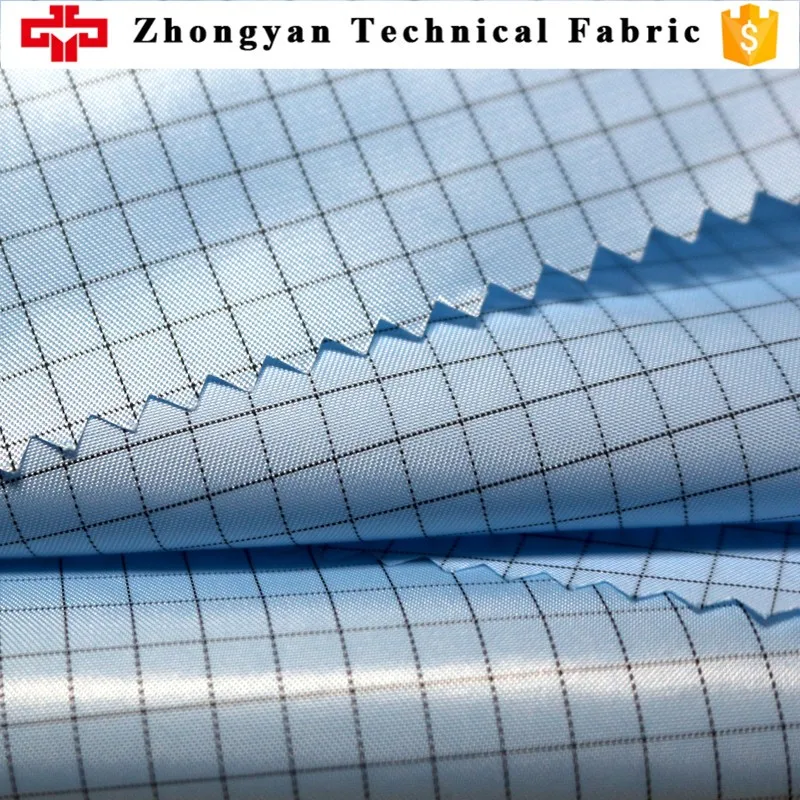 Polyester Blended Carbon Rip Anti Static T-shirt Fabric - Buy Polyester ...