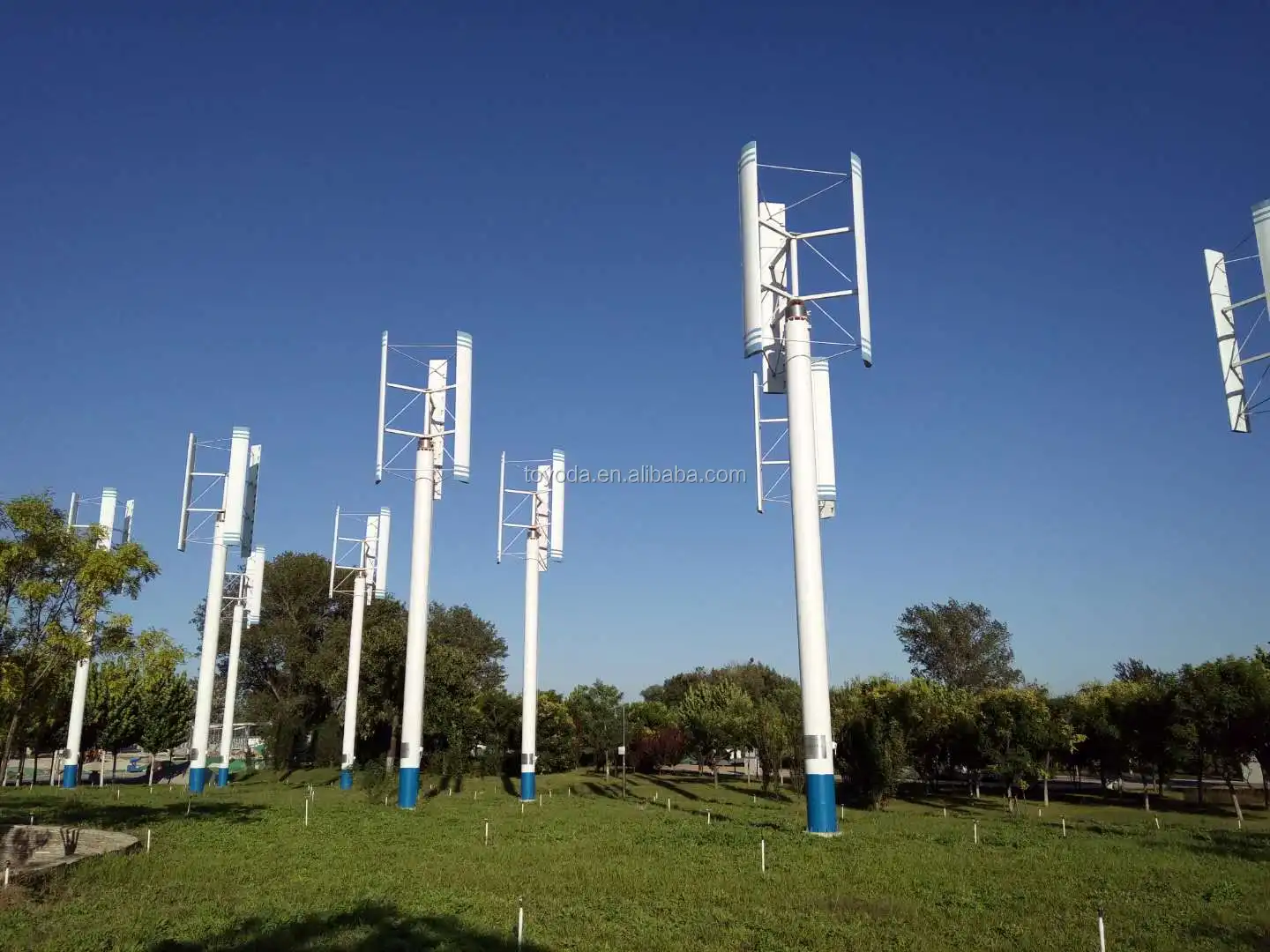 1000w Vertical Axis Wind Turbine With Naca Airfoil Profile Aluminum ...