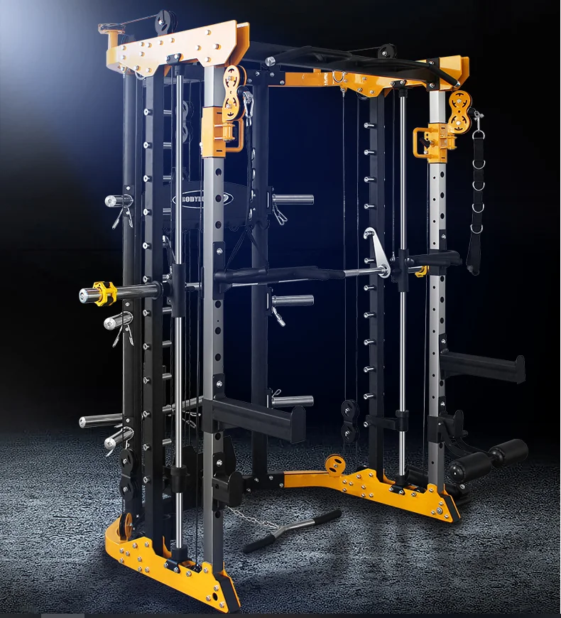 Home Use Multi-function Trainer Smith Machine Fitness Equipment - Buy ...