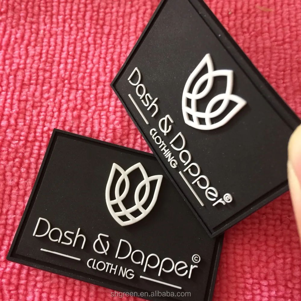 Sew On Clothing Rubber Patch,Perfect Handfeeling 3d Rubber Label For ...