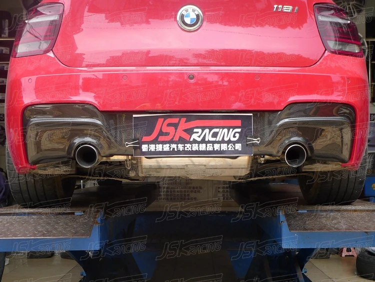 2012-2014 Performance Style Carbon Fiber Rear Diffuser For Bmw 1 Series ...