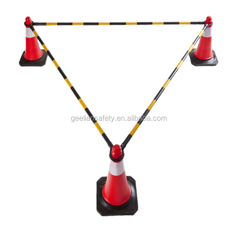 Length230mm Road Barricade Pvc Retractable Pole Barriers - Buy Tape ...