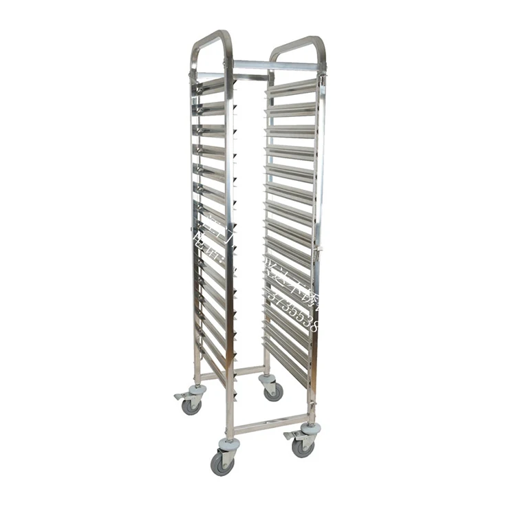 16 Layers Stainless Steel Gn Pans Trolley Kitchen With Wheel - Buy ...