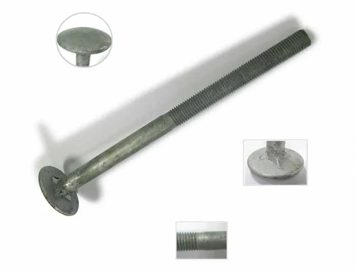 Round Head 4 Fins Neck Galvanized Timber Bolt - Buy Timber Bolt,Round ...