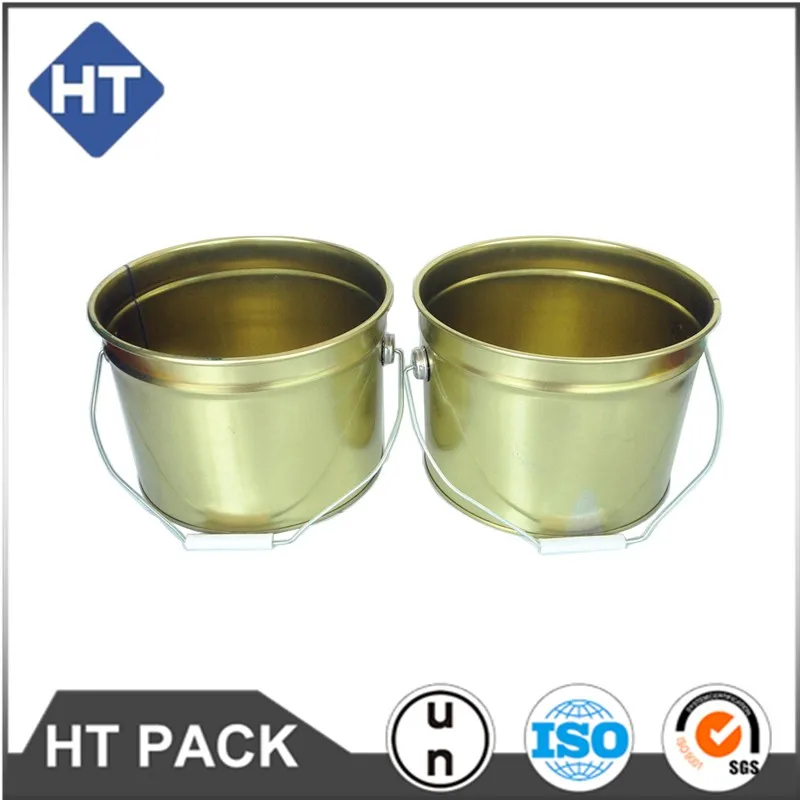 10l Empty Conical Tinplate Pail,Exported 10 Liter Paint Bucket With Lug ...