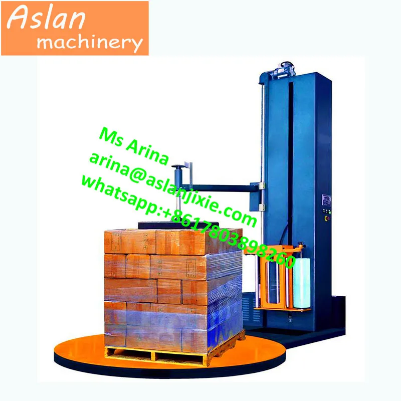 Pallet Online Type Stretch Film Wrapping Machine/ Carton Box Shrink ...