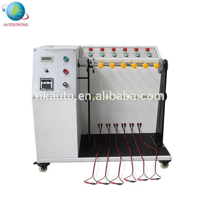 Iec60884 Standards Usb Cable Bending Test Machine For Folding Strength ...