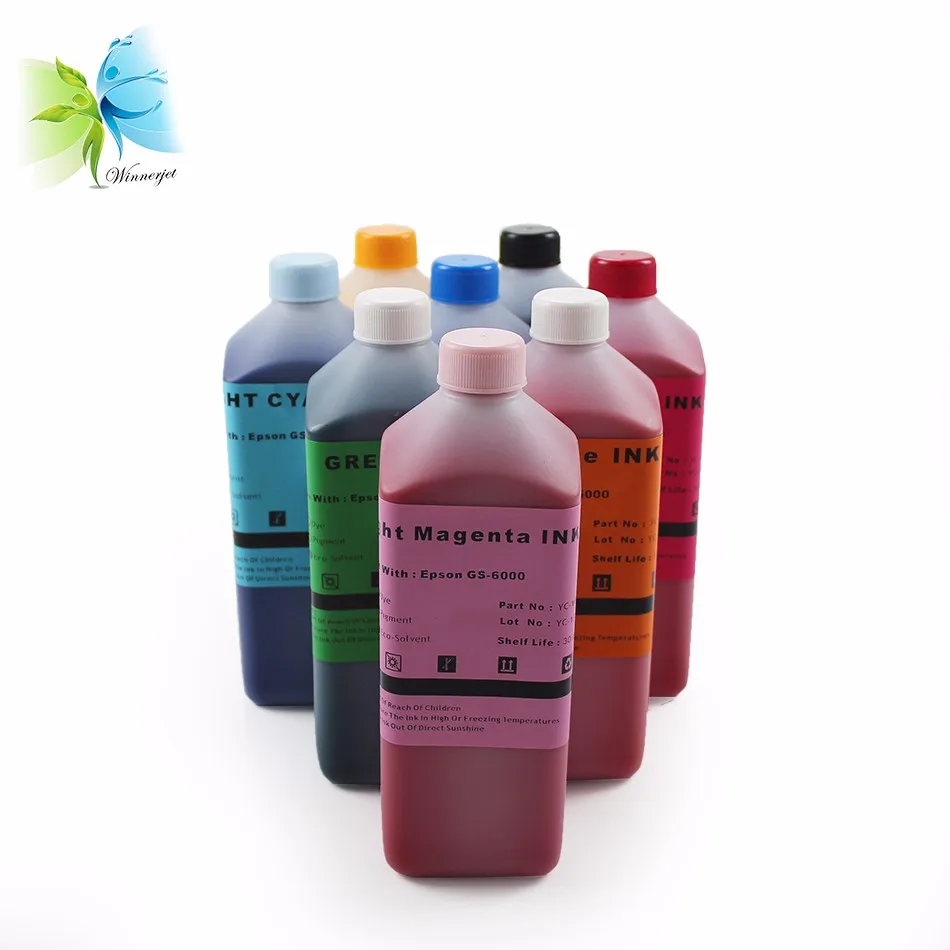 Oil Based Printer Ink For Epson Gs6000 Dx5 Printhead Eco Solvent Ink ...