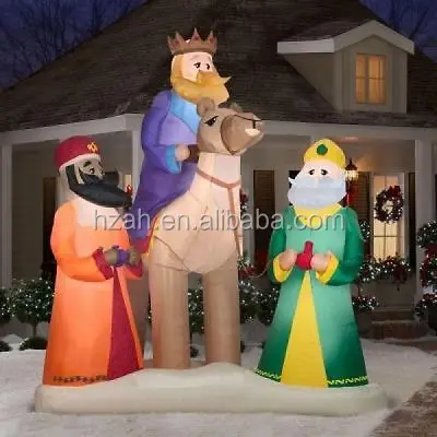 Huge Christmas Inflatable 3 Wisemen Nativity Holiday - Buy Christmas ...