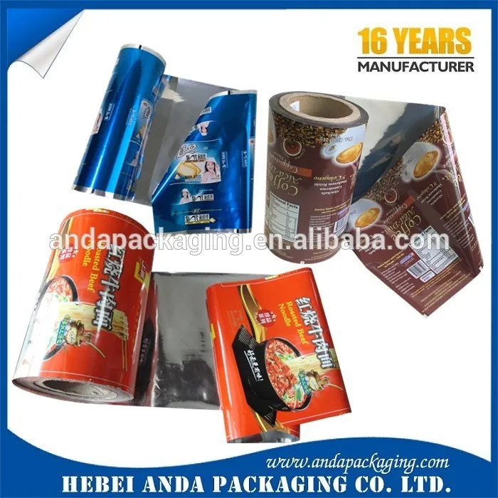 Free Samples Aluminum Foil Food Packaging Film/plastic Printed ...