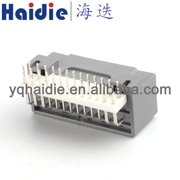 26 Pin Gray Male Pcb Blade Wire Electrical Automotive Connectors 175571 ...