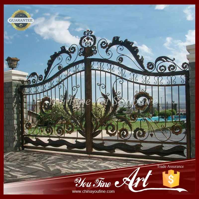 Decoration Wrought Iron Gate Painting Colors - Buy Iron Gate Painting ...