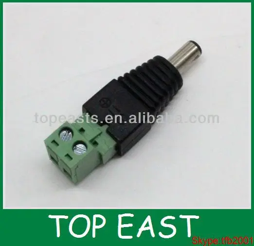 Dc Power Plug Female To Rca Dc Plug With Screw Lock - Buy 2-pin Dc ...