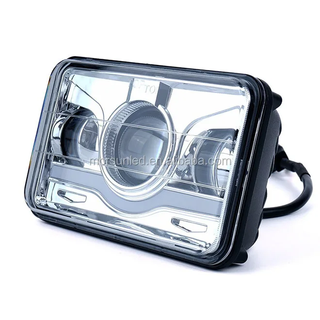 Auto Parts 4x6" Led Headlight Rectangular 4x6 Inch Headlight For ...