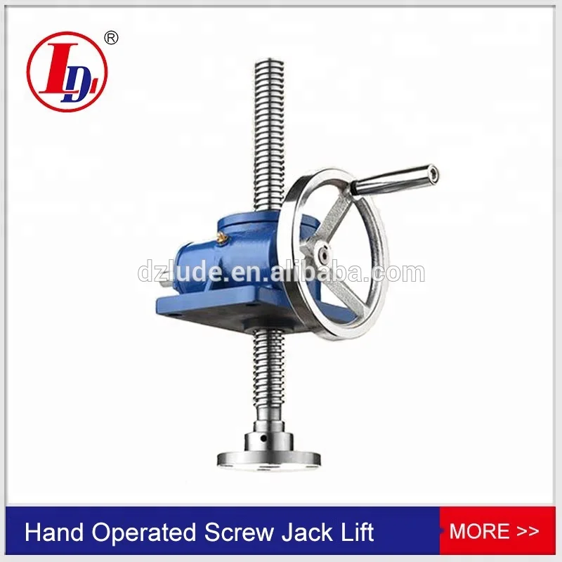 Hand Worked Screw Jack Lift - 1 Year Warranty & Custom Support