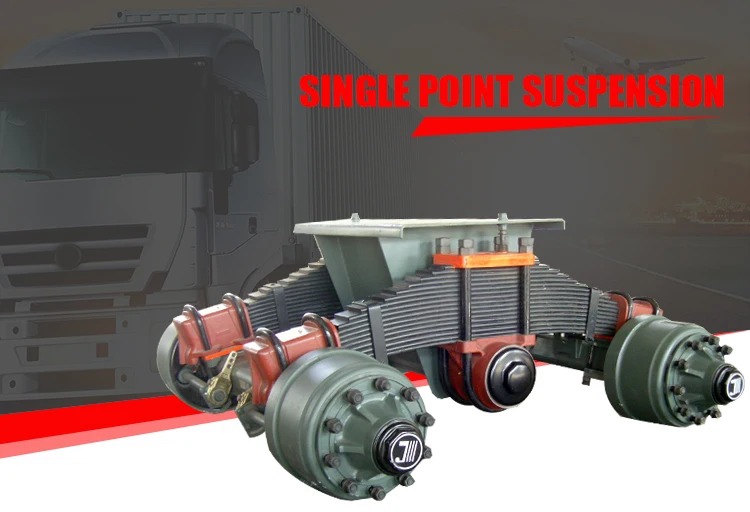 Single Point Suspension For Semi Trailers With Multi Leaf Spring ...