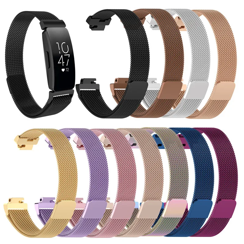 For Fitbit Inspire/ Inspire Hr Bands Two Color Breathable Silicone ...