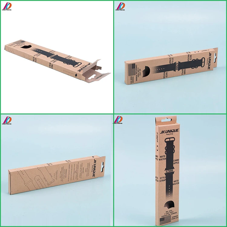 Wholesale Watch Strap Packaging Kraft Paper Box For Watchband - Buy ...