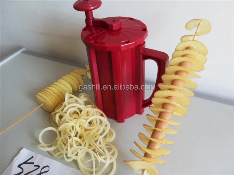 Industrial Commercial Potato Chips Curly Fry Cutter - Buy Commercial ...