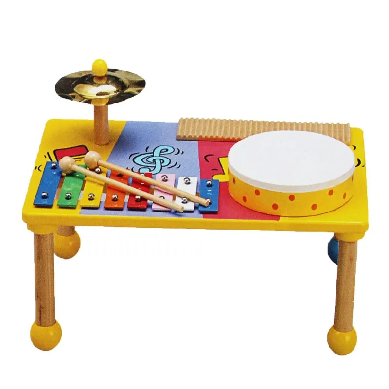 Early Melodies Multi Wooden Children Percussion Instrument Band Toy ...