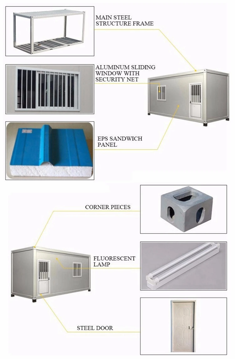 Outdoor Mobile Modern Prefab Security Guard House Design - Buy Guard ...